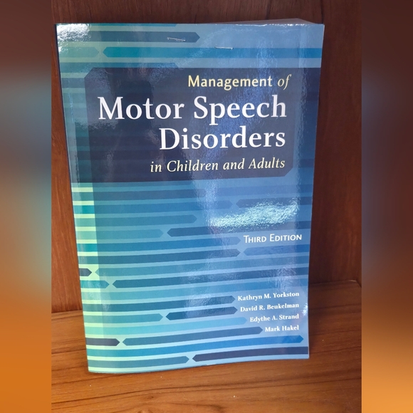 Office | Management Of Motor Speech Disorders Book | Poshmark
